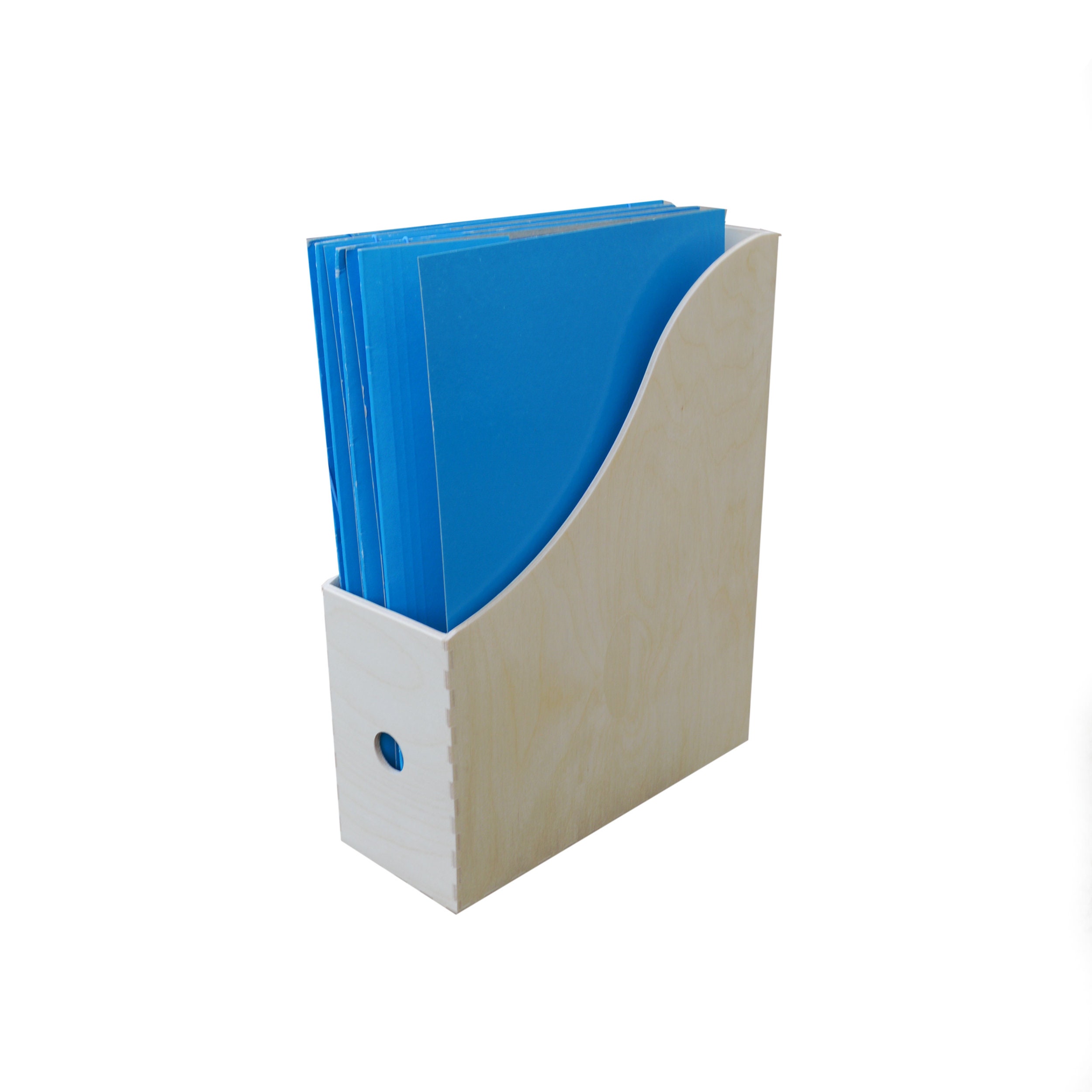 Set of 3 File Folderswooden Binderpaper Storage Box - Etsy