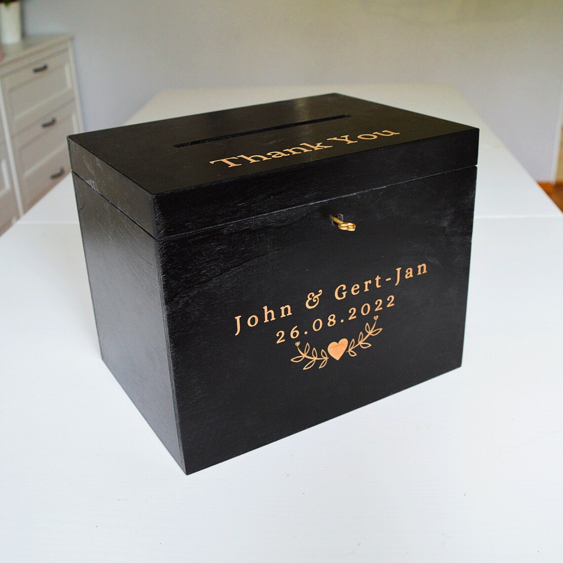 Personalized Card Box Wedding - Etsy