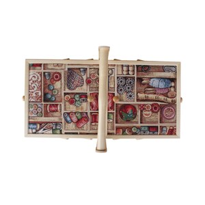 Extra Large Wooden Sewing Box Rustic Eco-friendly Craft Storage ...