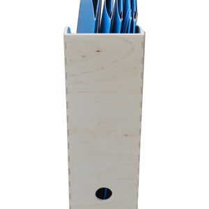 Set of 3 File Folders,wooden Binder,paper Storage Box - Etsy