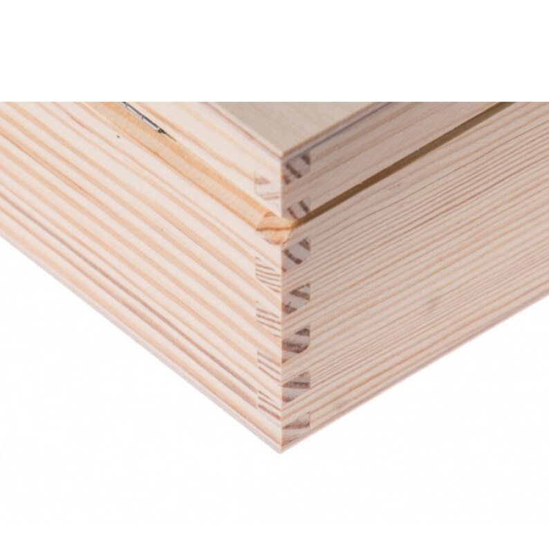 Candle Gift Box Long Wooden Box With Lid | Etsy