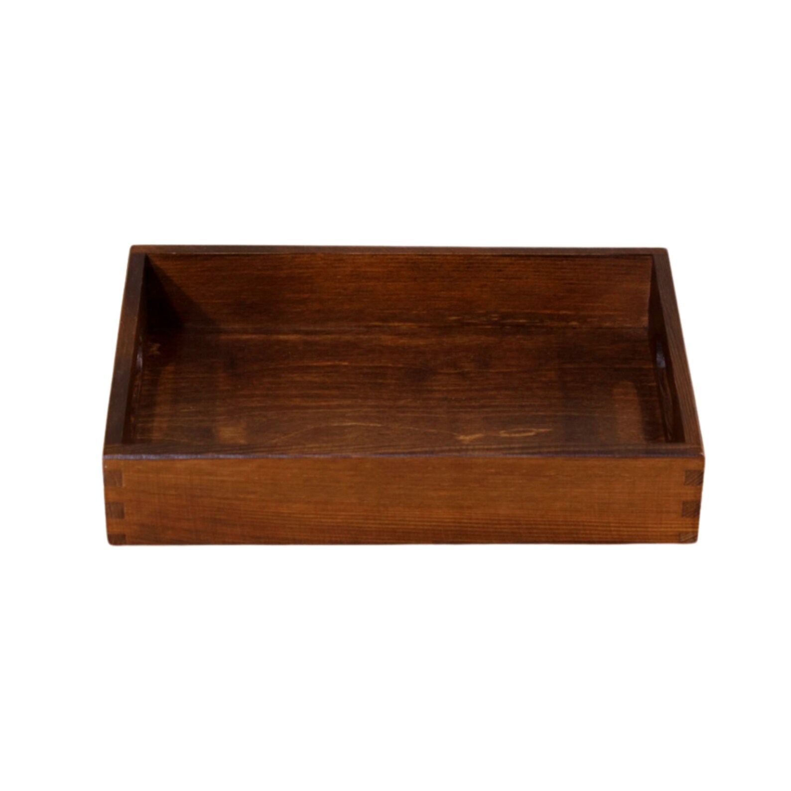 Small Dark Brown Tray With Handles Vanity Tray - Etsy