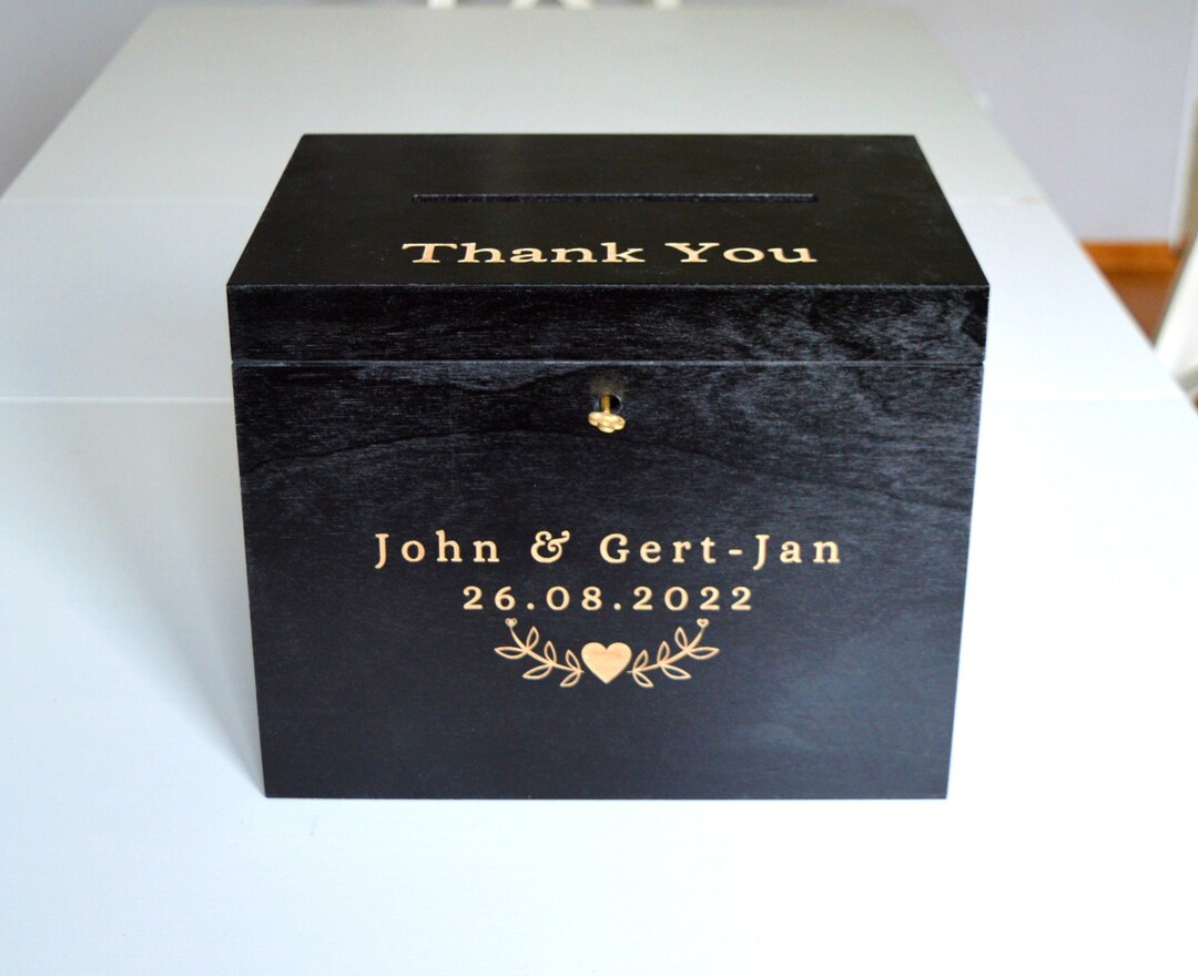 Personalized Card Box Wedding - Etsy