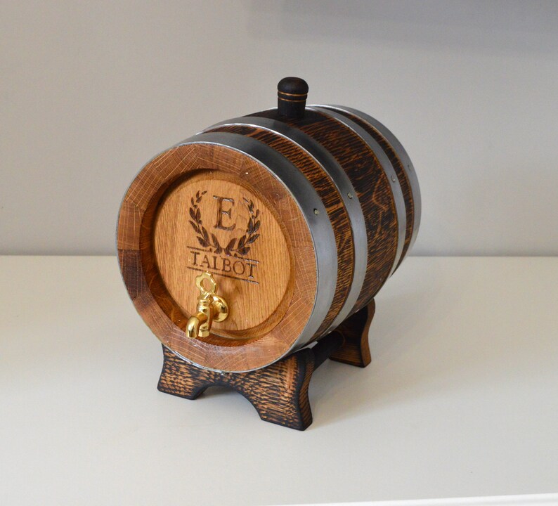 2l3l4l10l Fire-burned Personalized Whiskey Barrel Unique - Etsy