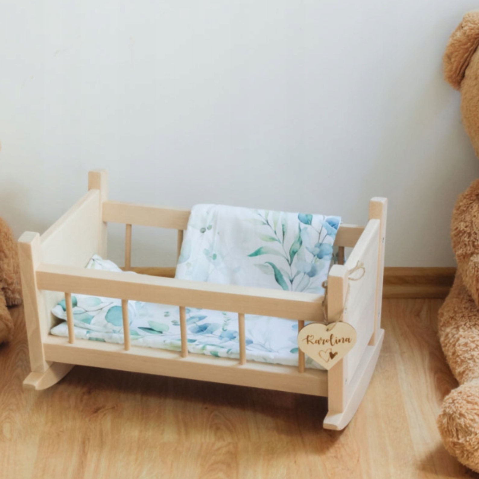 Wooden Cradle for Doll, Kids Wooden Toys - Etsy