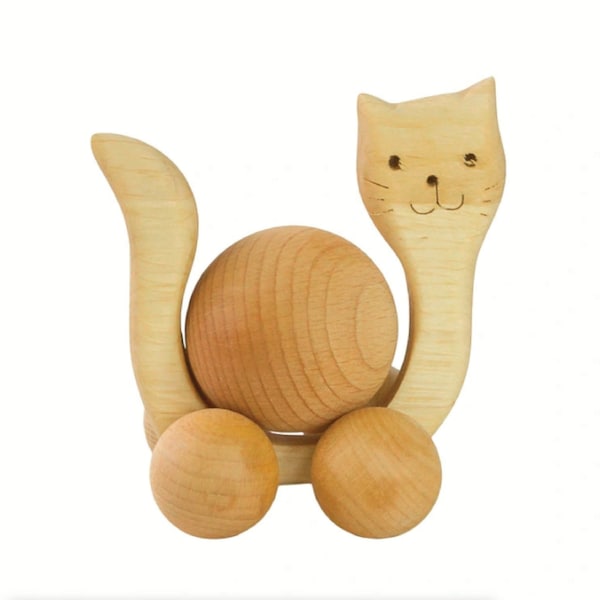 Wooden Cat Toys - Etsy