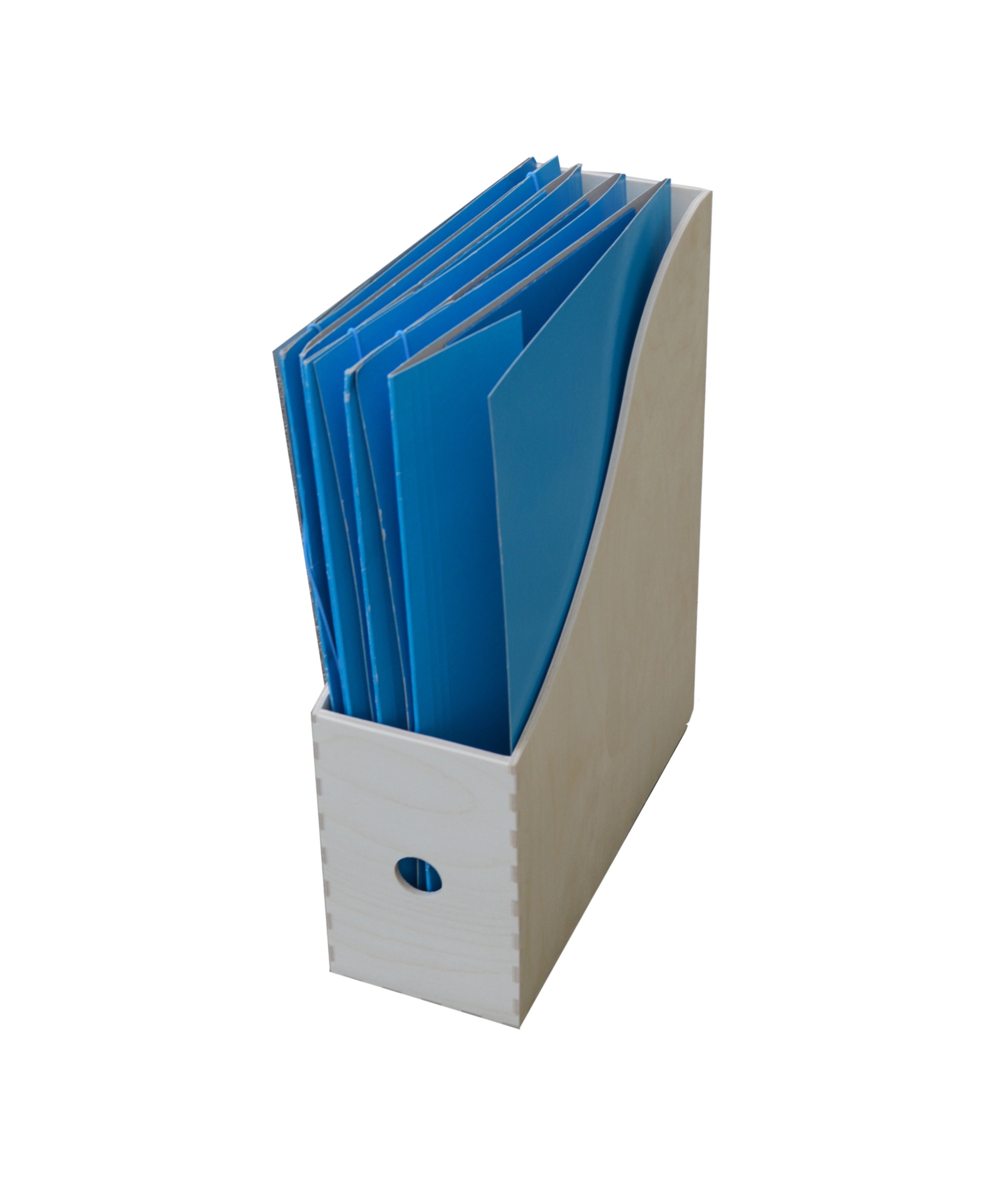 Set of 3 File Folderswooden Binderpaper Storage Box - Etsy