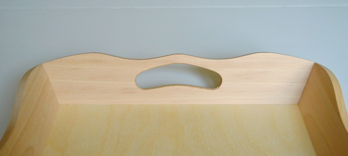 Wavy Trayuntreated Wood Trayslanting Trayunfinished Wood - Etsy