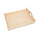 Large Rustic Unfinished Wood Tray With Sturdy Handles - Etsy