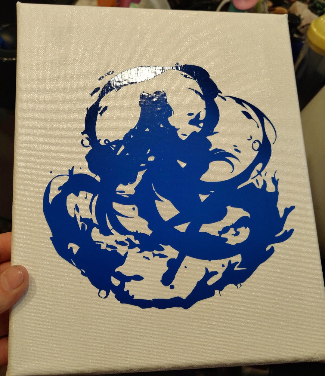 Gotcha Splash Canvas Art - Etsy