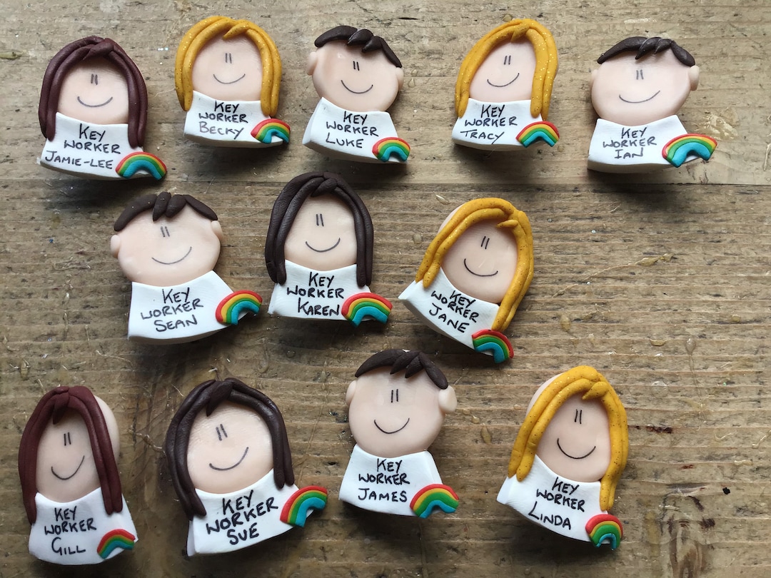 Personalised Handmade to Order Key Worker Badge NHS Gift for Mum Nurse ...