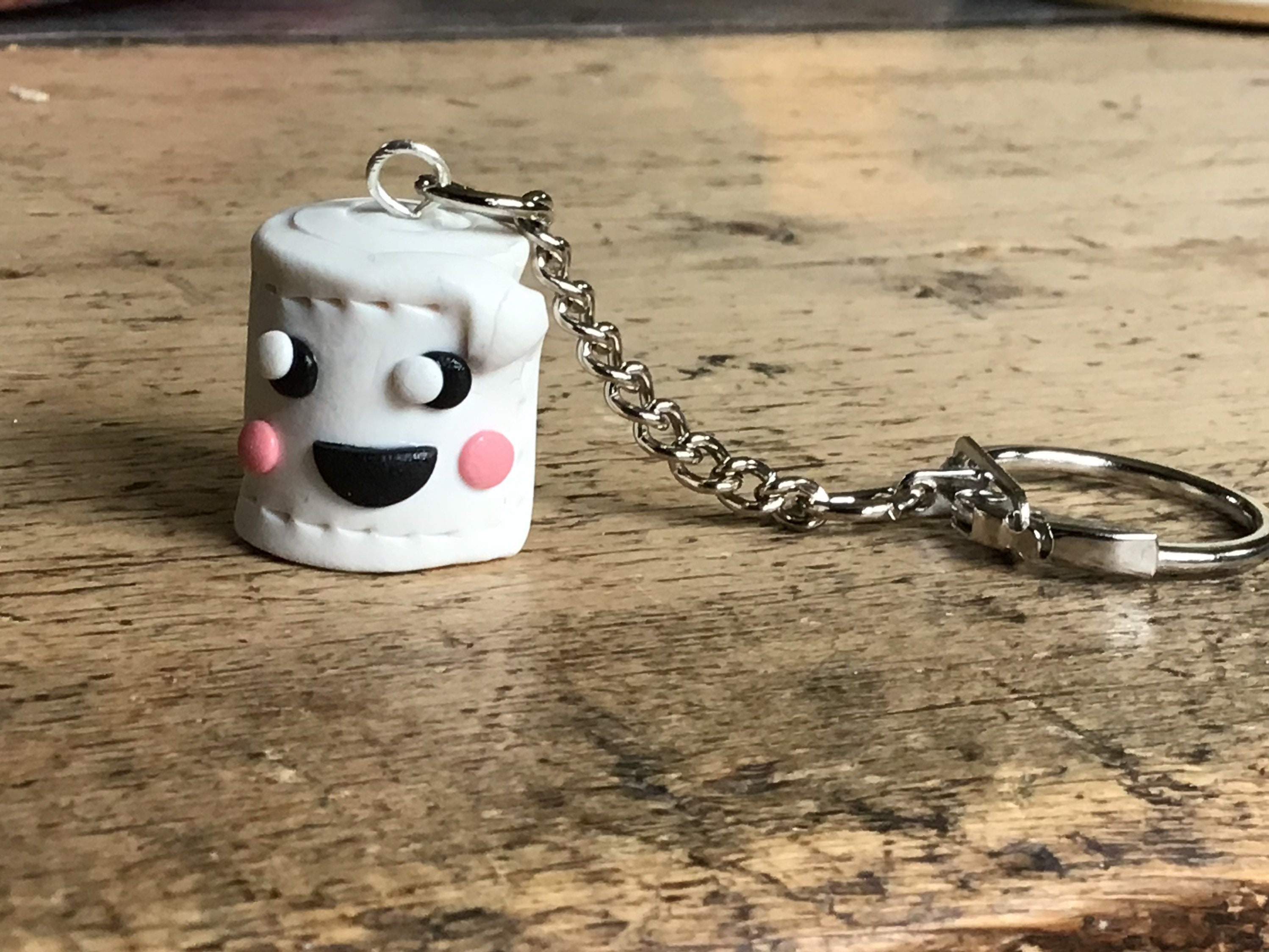 Toilet Roll Paper Keyring Key Fob Keychain Handmade Poop - Etsy UK