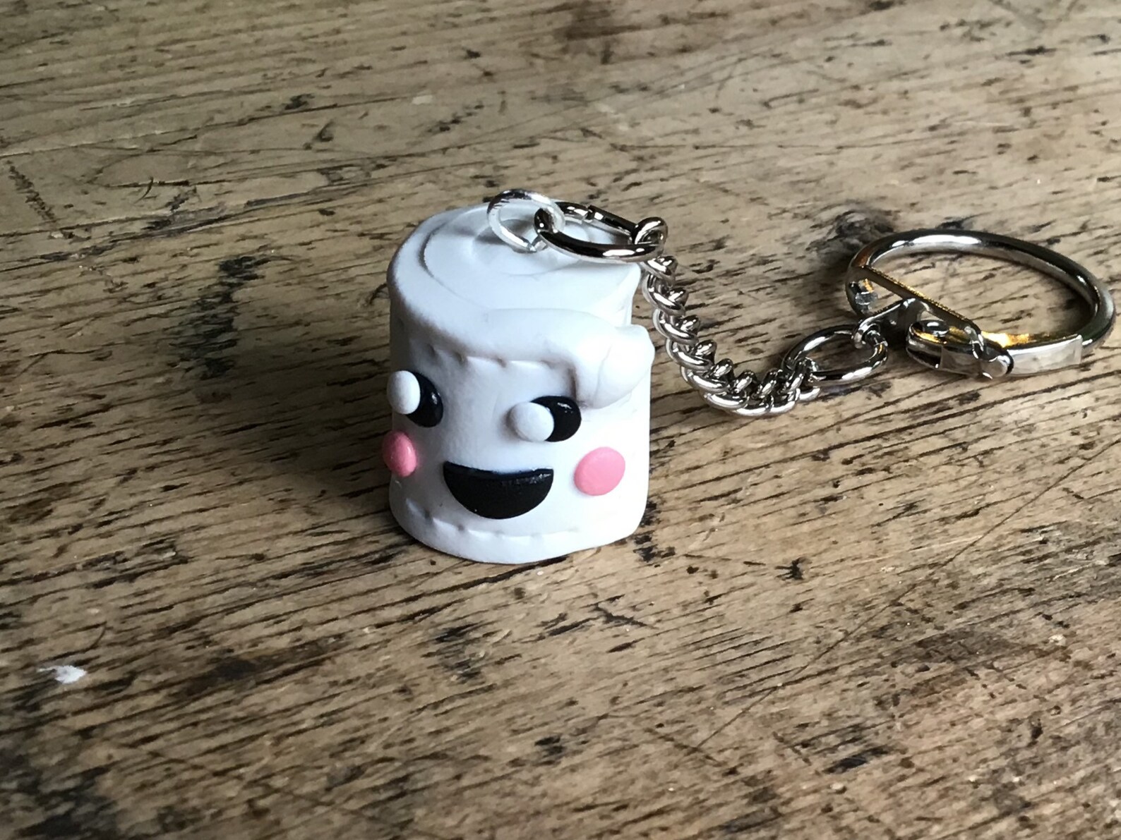 Toilet Roll Paper Keyring Key Fob Keychain Handmade Poop - Etsy