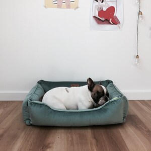 Pet Bed Turquoise Velvet Mat for Small Dog / Small Dog Nesting - Etsy