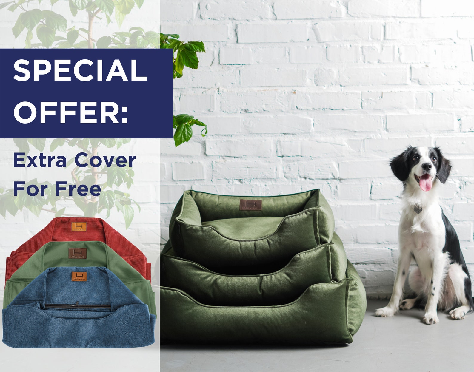 Green Plush Velvet Dog Bed Middle Dog Mat Emerald Green | Etsy