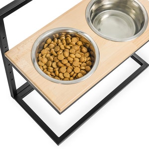 Dog Feeding Table, Raised Dog Bowls, Adjustable Elevated Dog Bowls for ...