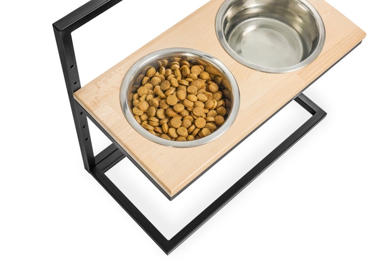 Dog Feeding Table, Raised Dog Bowls, Adjustable Elevated Dog Bowls for ...