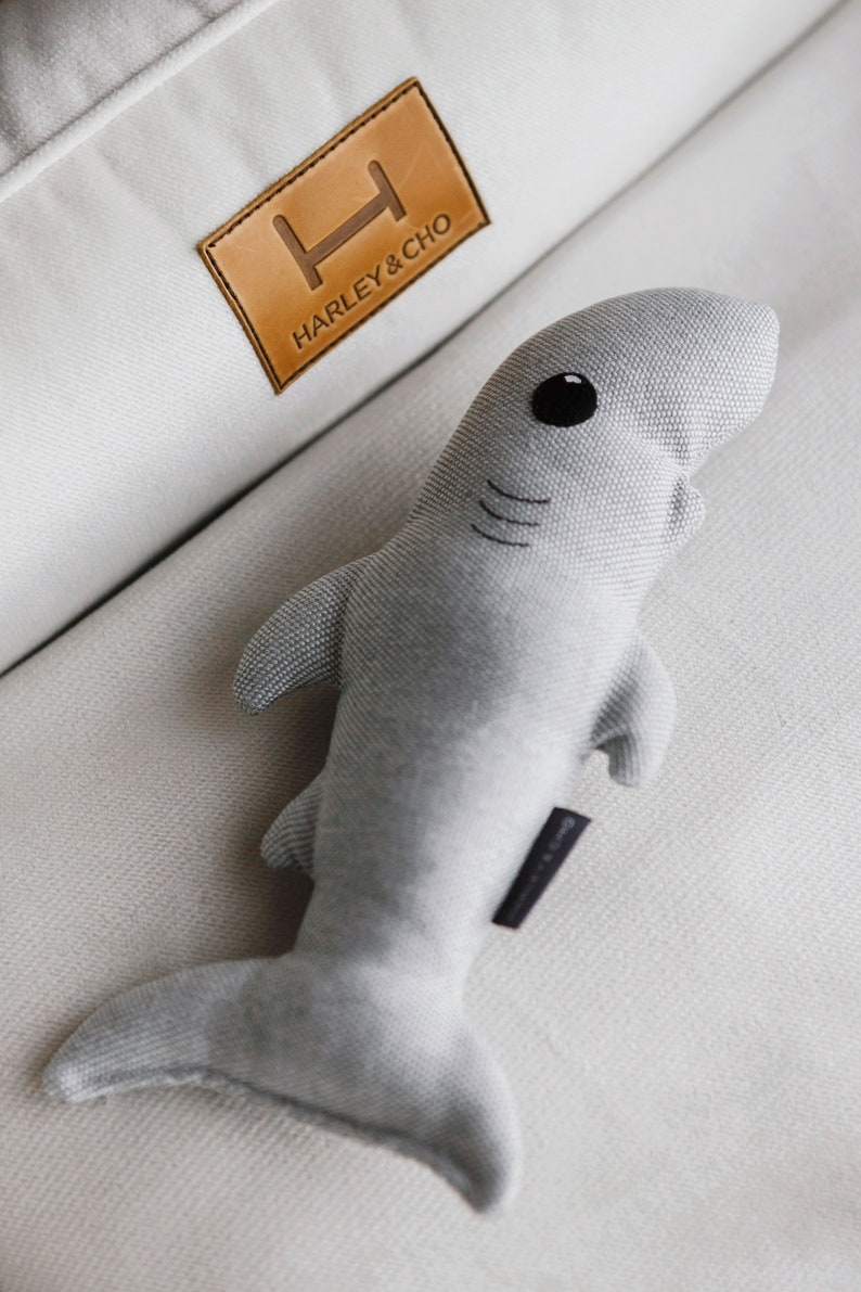 Dog Toy Shark, Squeaky Toy, Plush Toy, Rustling Toy, Rustling Sound Dog ...