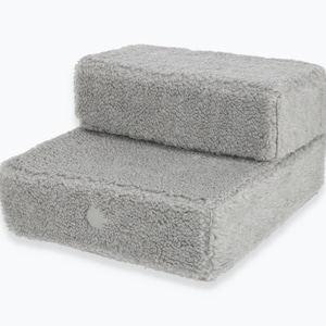 Soft Pet Ramps, Fur Dog Stairs, Dog Steps for Bed, Pet Steps for Small ...