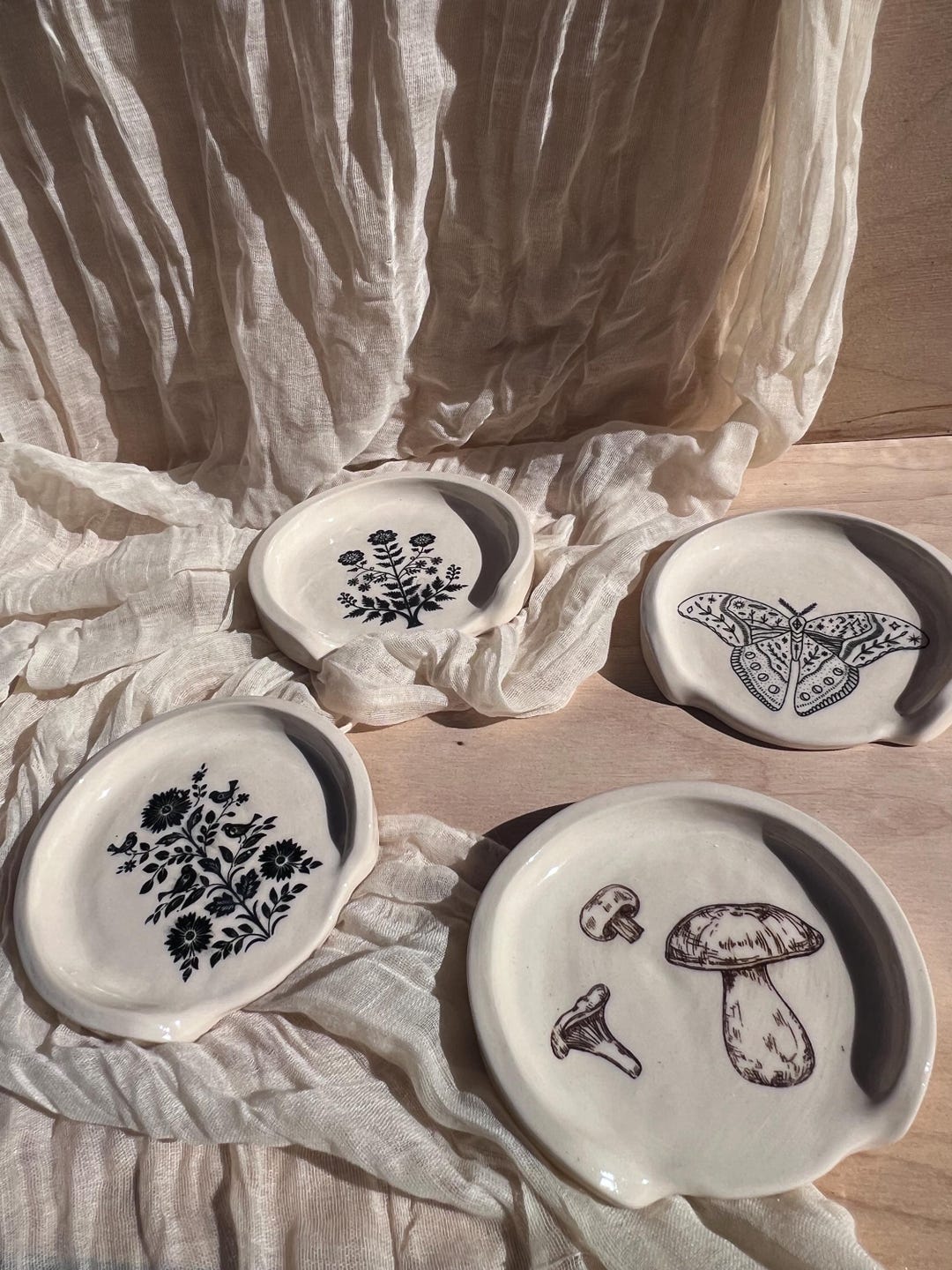 Handmade Ceramic Spoon Rest - 4 Outline Designs Available - Ladle ...