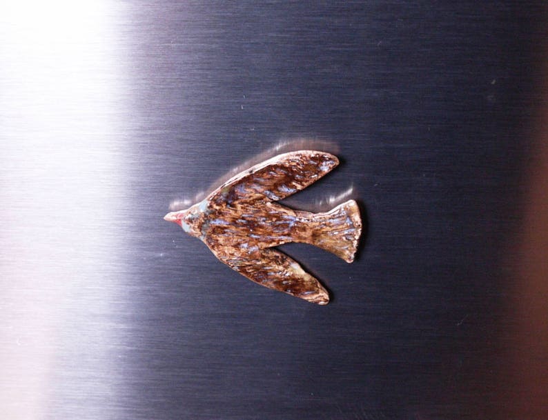 Handmade Bird Magnet, Handmade Bird, Ceramic Bird, Ceramic Magnet ...