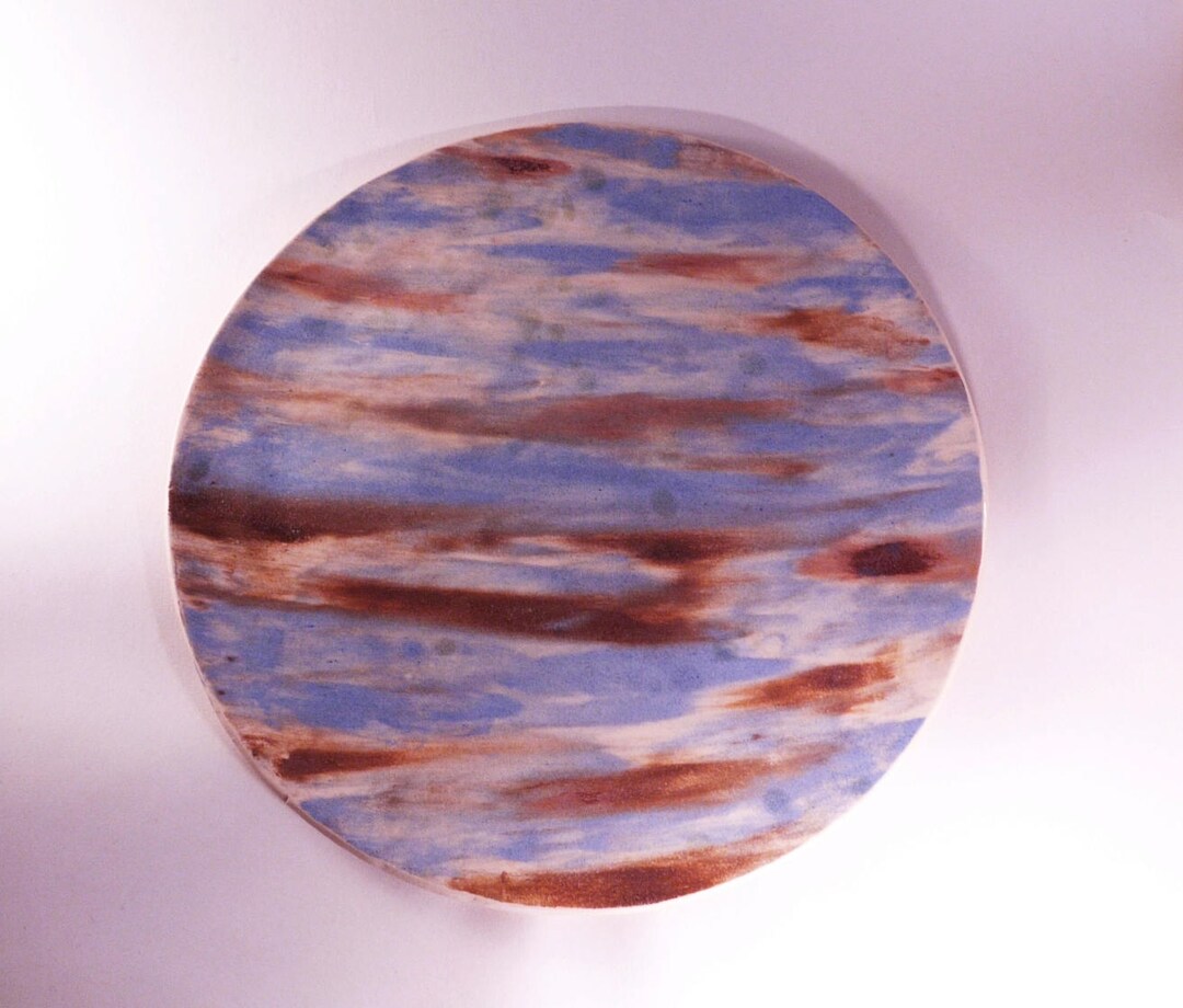 Sky Unique Plate, Blue Plate, Handmade Plate, Ceramic Plate, Handcraft ...