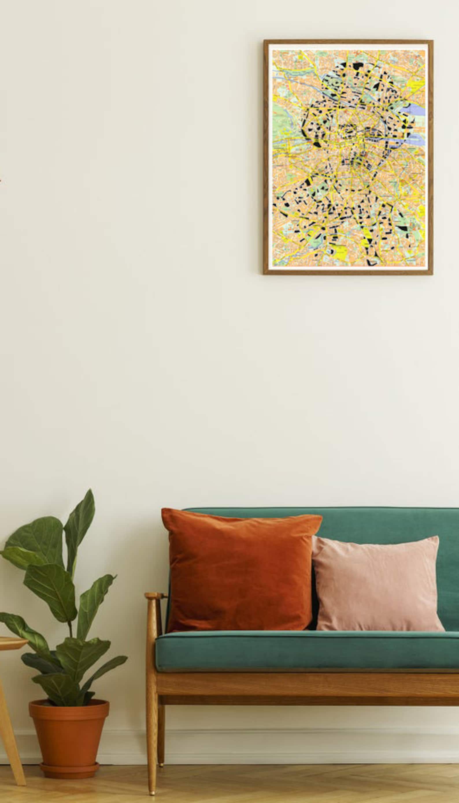 James Joyce Poster / Dublin Map / Literary Portraits / Famous Writers ...