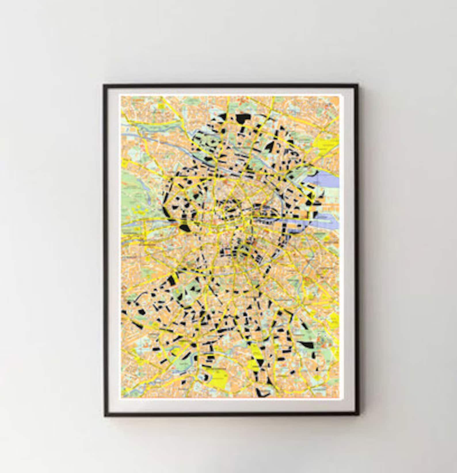 James Joyce Poster / Dublin Map / Literary Portraits / Famous Writers ...