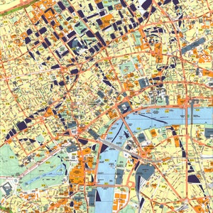 Virginia Woolf Poster / London Map / Literary Portraits / Famous ...