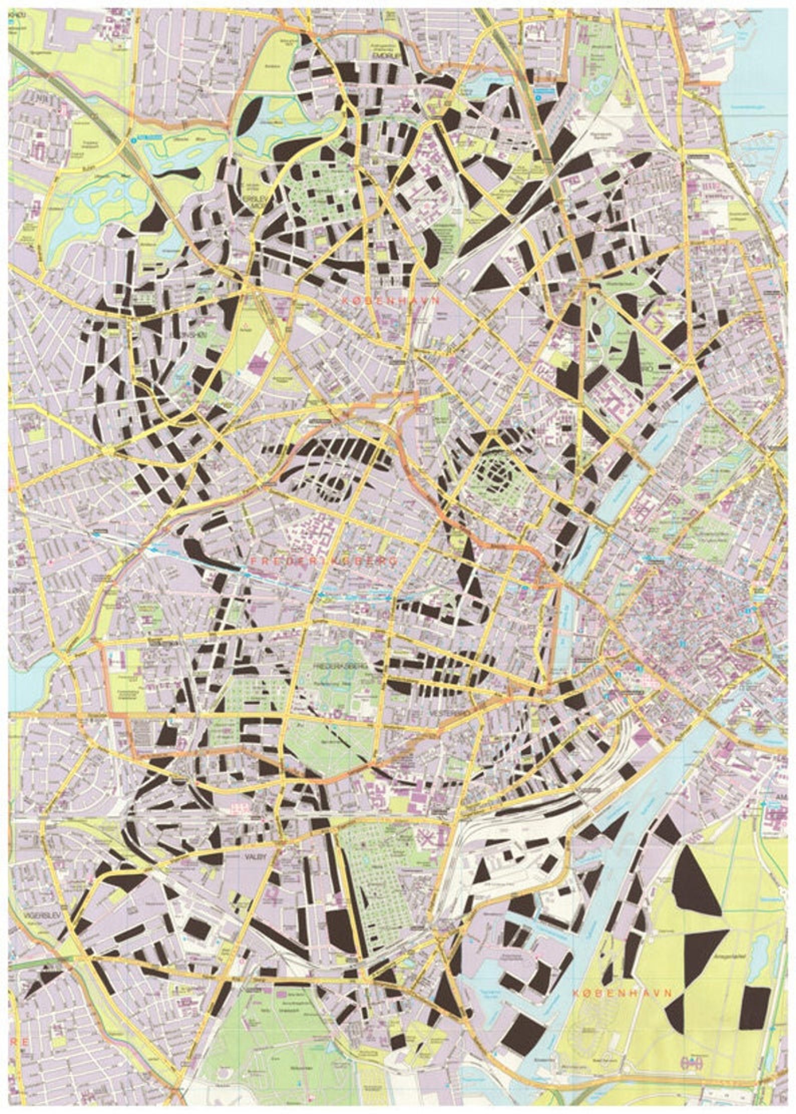 Søren Kierkegaard Poster / Copenhagen Map / Danish Philosopher / Famous ...