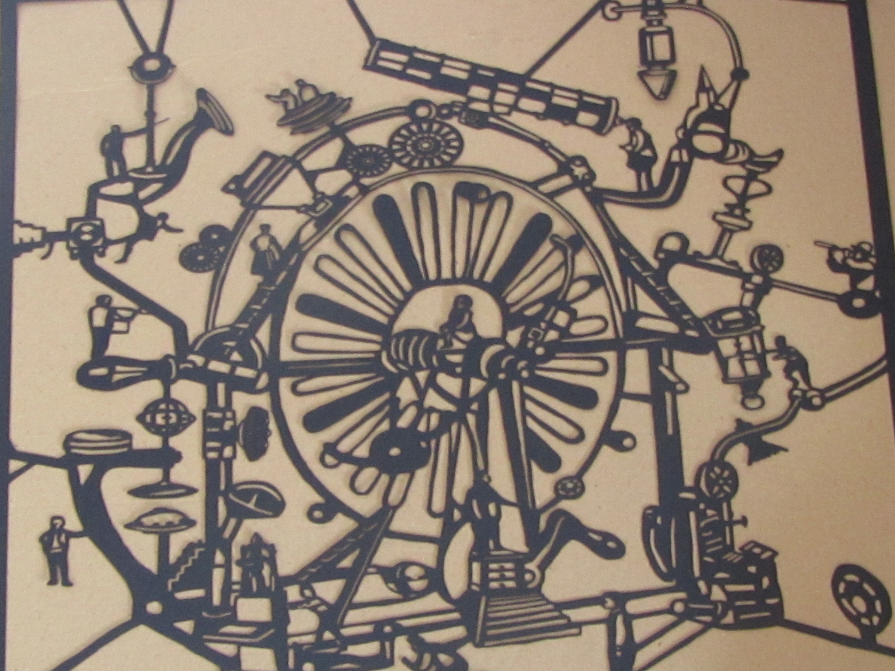 Papercut Art / Modern Wall Art / Imaginary Inventions / Paper Craft ...