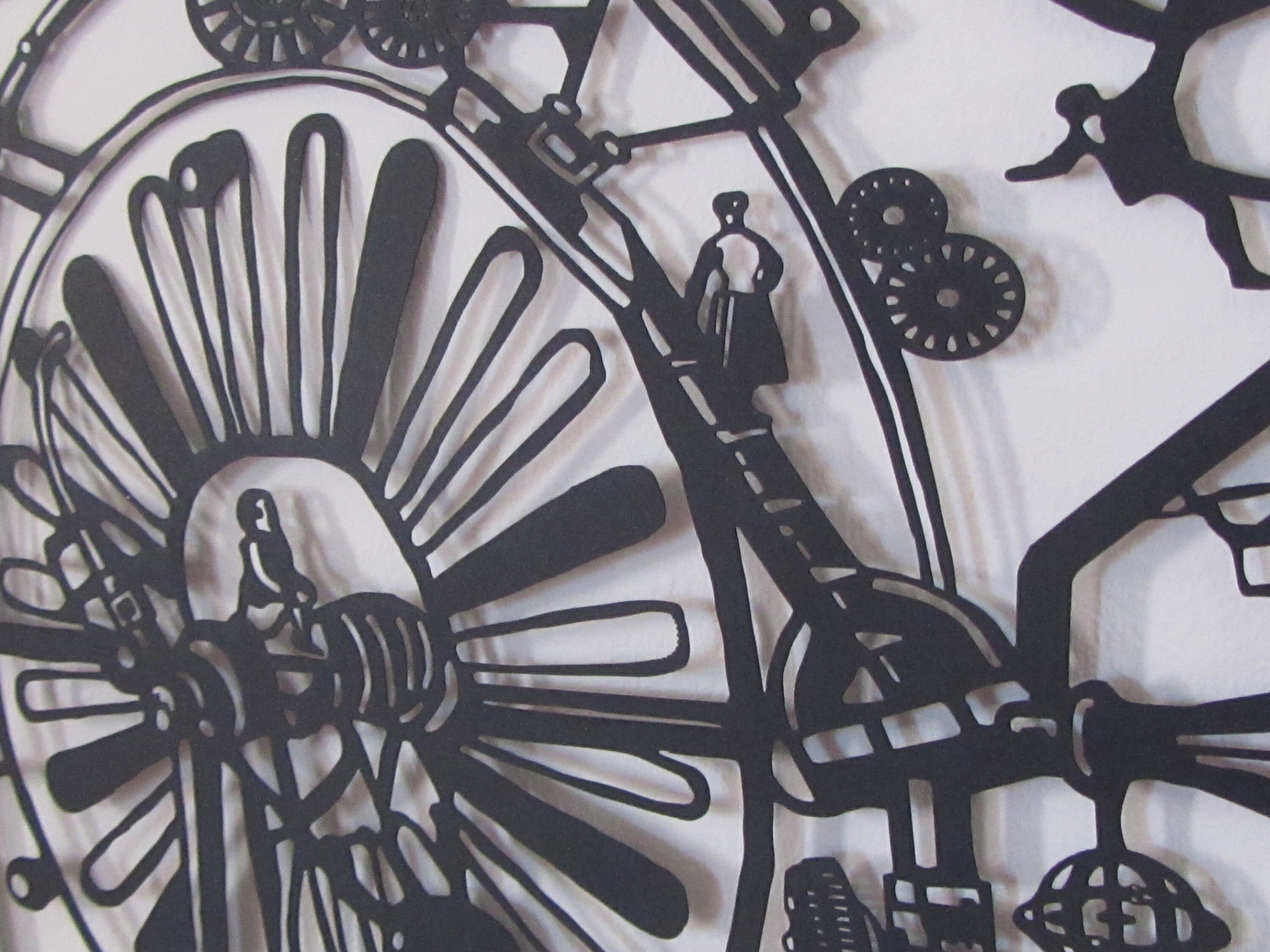 Papercut Art / Modern Wall Art / Imaginary Inventions / Paper Craft ...