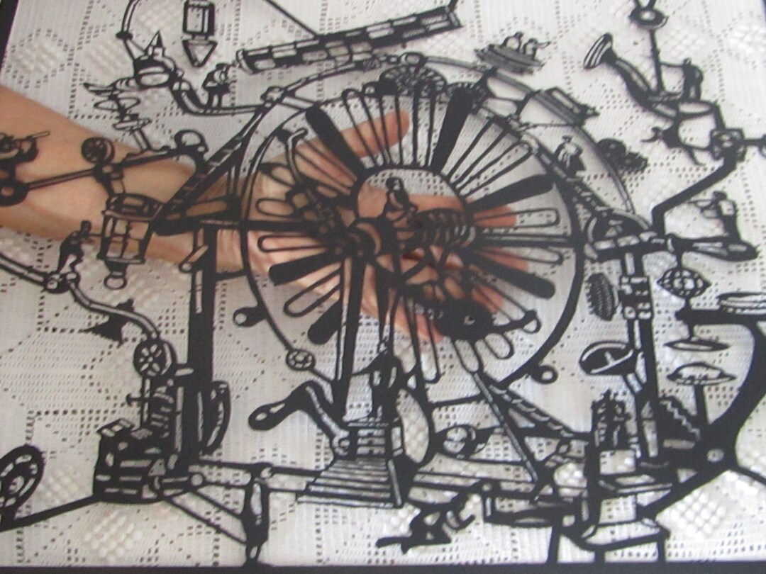 Papercut Art / Modern Wall Art / Imaginary Inventions / Paper Craft ...