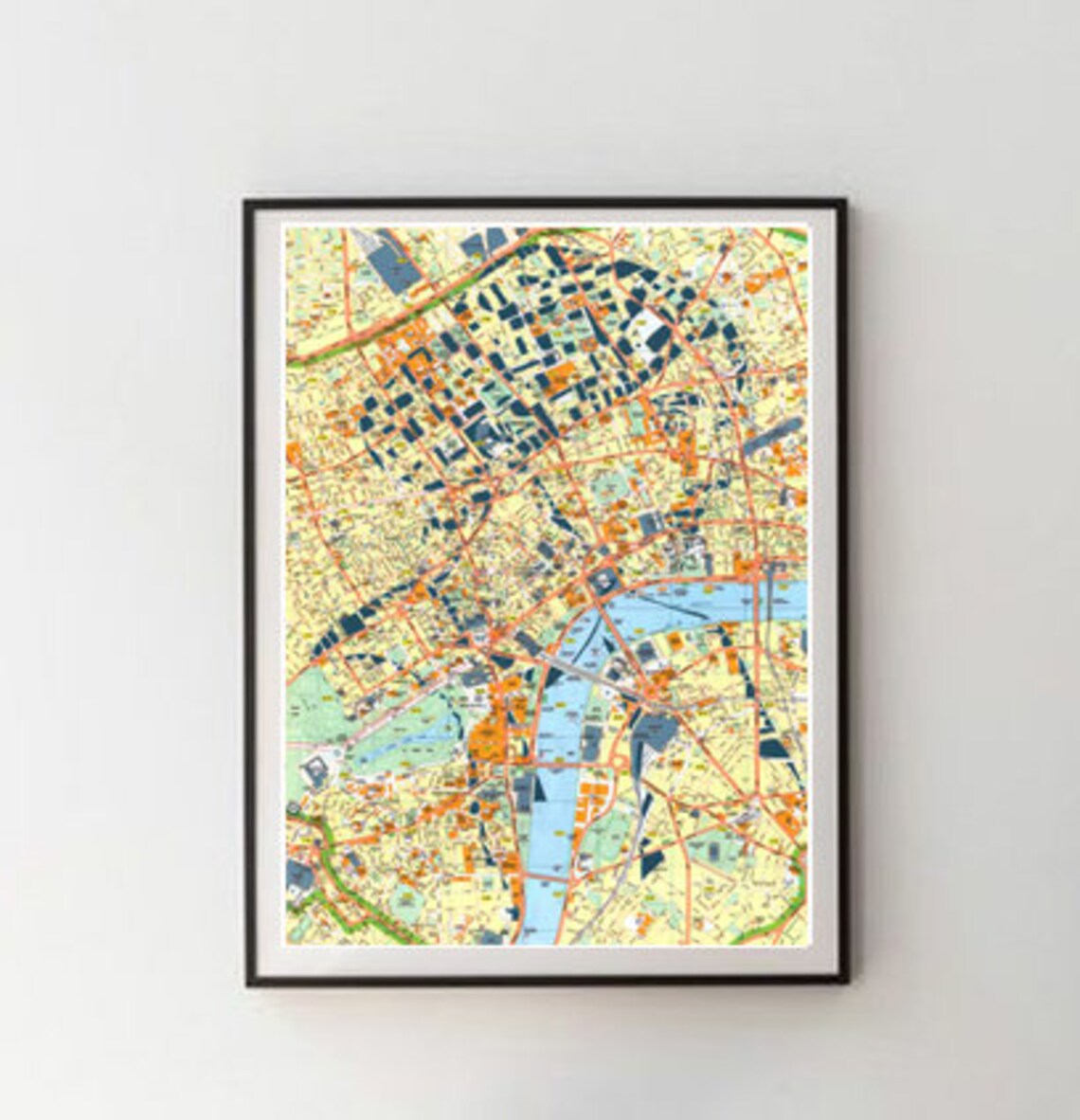 Virginia Woolf Poster / London Map / Literary Portraits / Famous ...