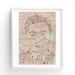 Yukio Mishima Poster / Tokyo Map / Literary Portraits / Famous Writers ...