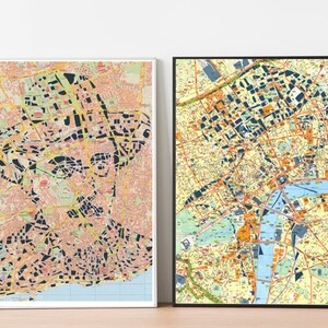 Virginia Woolf Poster / London Map / Literary Portraits / Famous ...