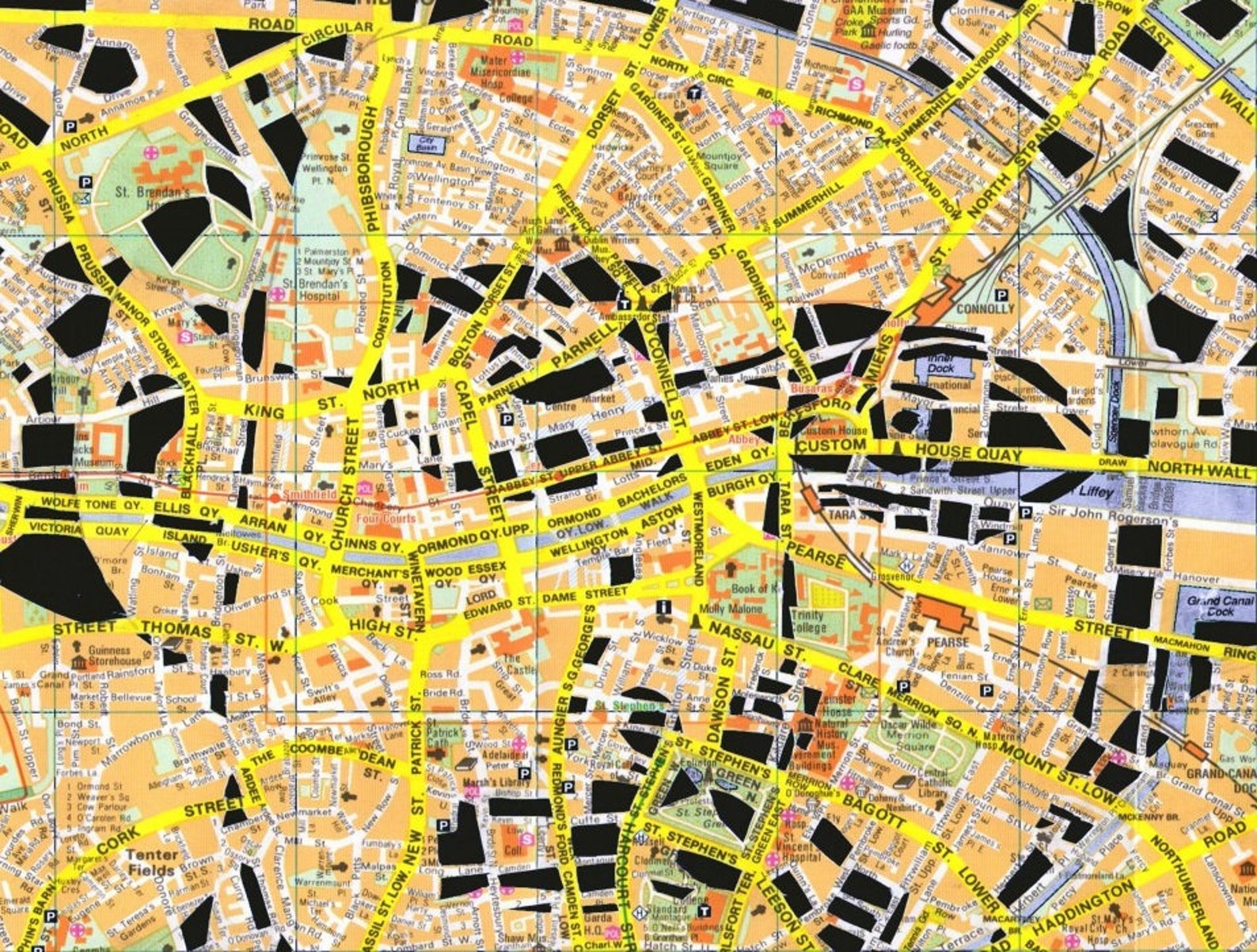 James Joyce Poster / Dublin Map / Literary Portraits / Famous Writers ...