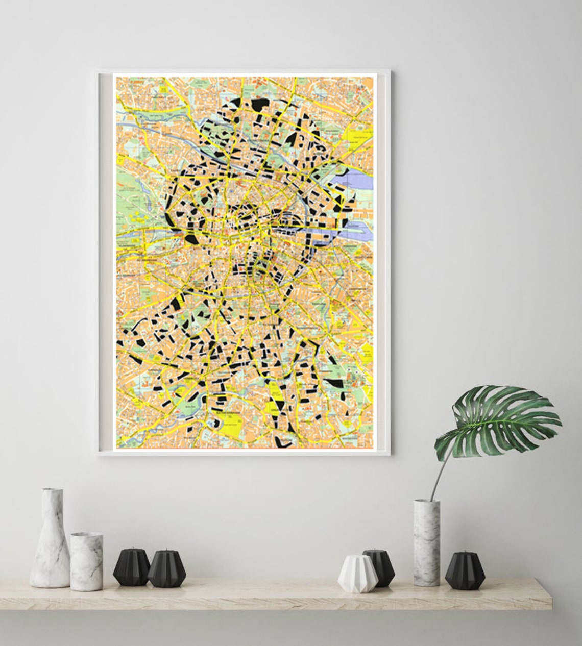 James Joyce Poster / Dublin Map / Literary Portraits / Famous Writers ...