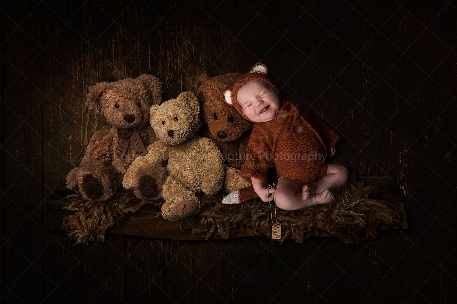 Newborn digital backdrop / shelf / teddy bear / Three bears / | Etsy