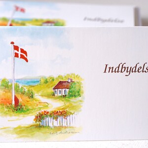 Party or Social Invitation indbydelse Vintage - Etsy