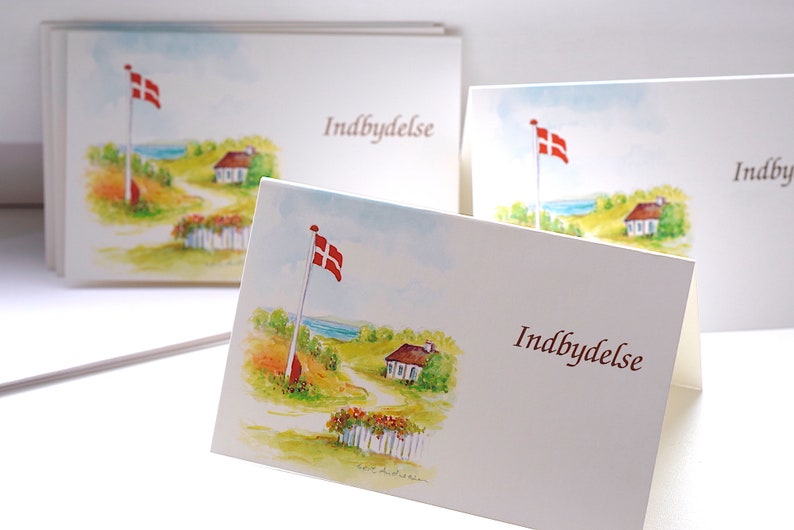Party or Social Invitation indbydelse Vintage - Etsy