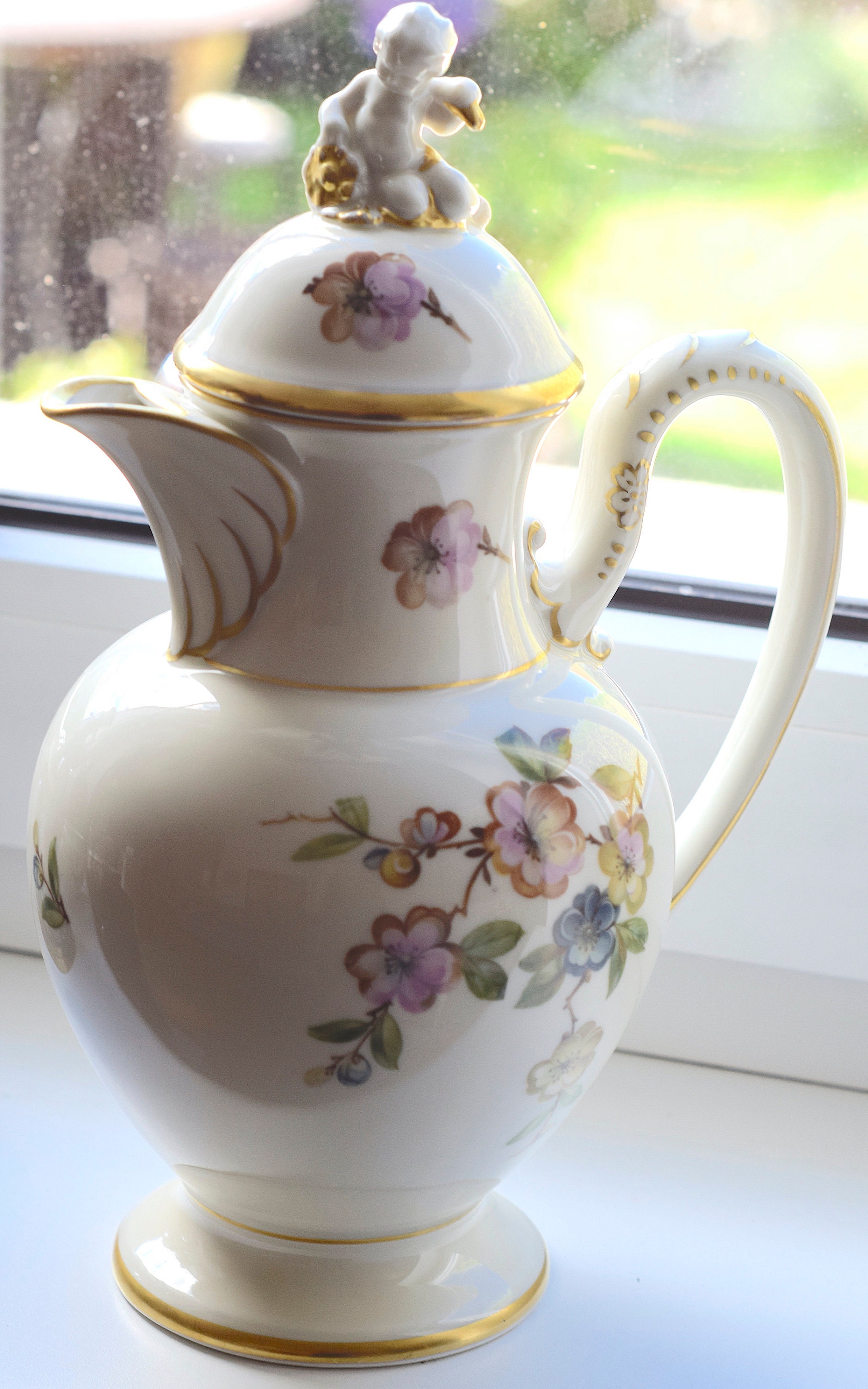 Very Rare Antique KPM Denmark 1910s Nordic Apple Blossom Gold - Etsy