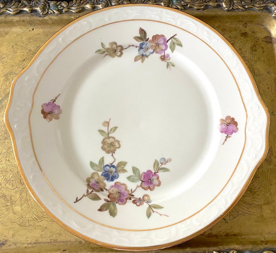 Bowls Home & Living Rare Antique 1910s Nordic Apple Blossom Gold Accent ...