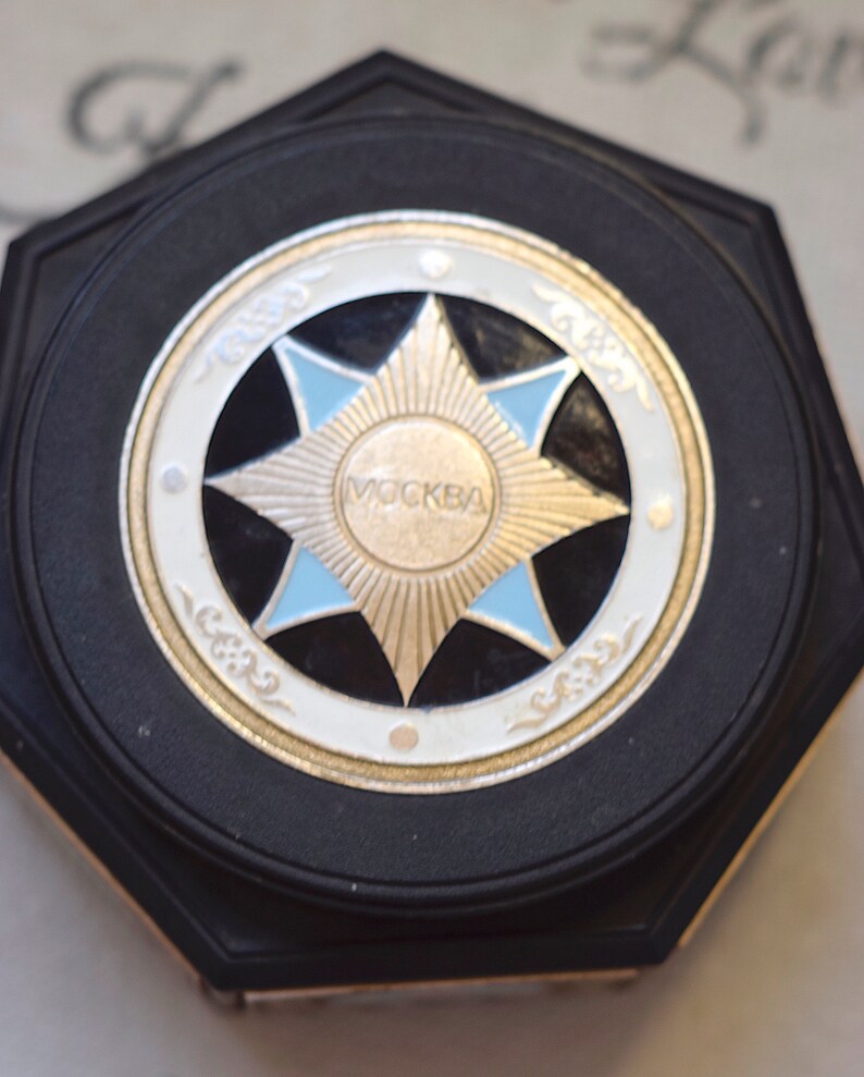 Vintage Russian Hexagon Shaped Music Box. Moscow Memorabilia - Etsy