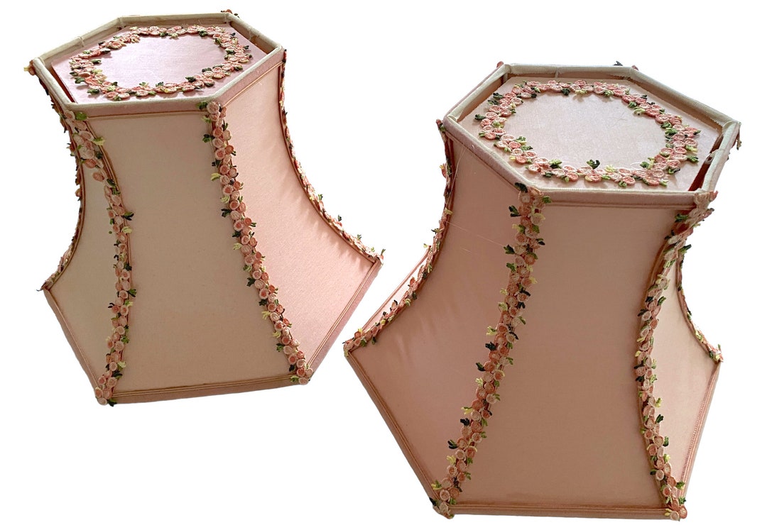 French Parisian Chic Custom Tailored Lidded Lamp Shades SET OF 2 ...