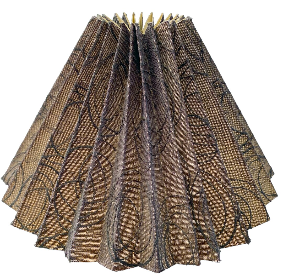 Vintage Black Textured Abstract Lamp Shade. Quality Designer ...