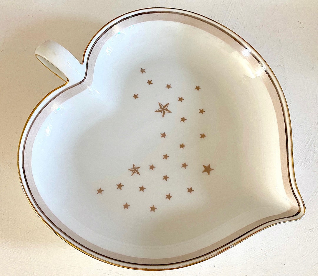 Bing and Grøndahl Mid Century Modern Star Astro Pattern Heart Shape ...