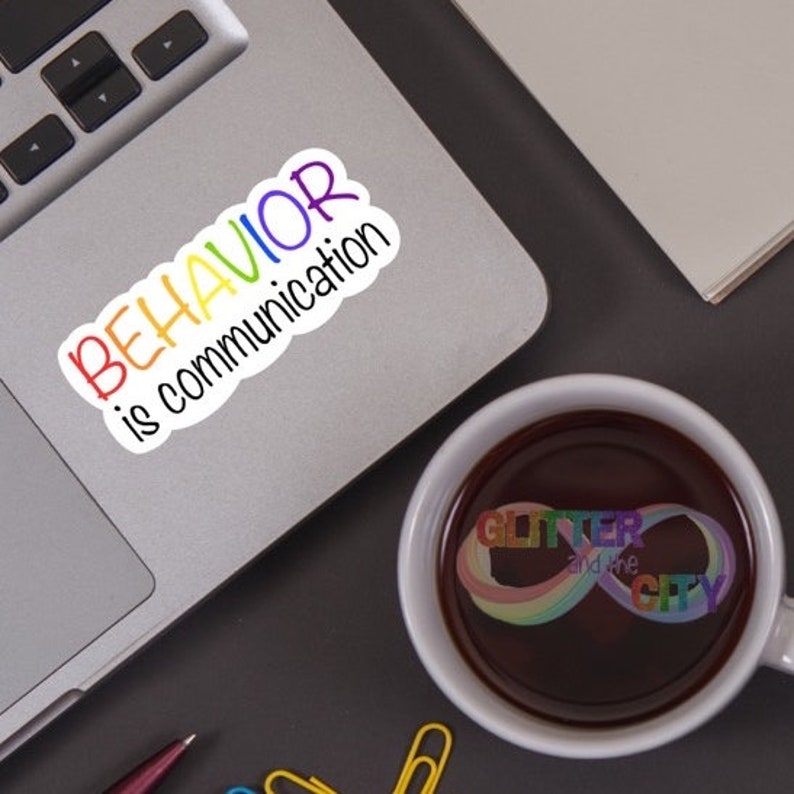 Behavior is Communication - Waterproof Sticker - Etsy