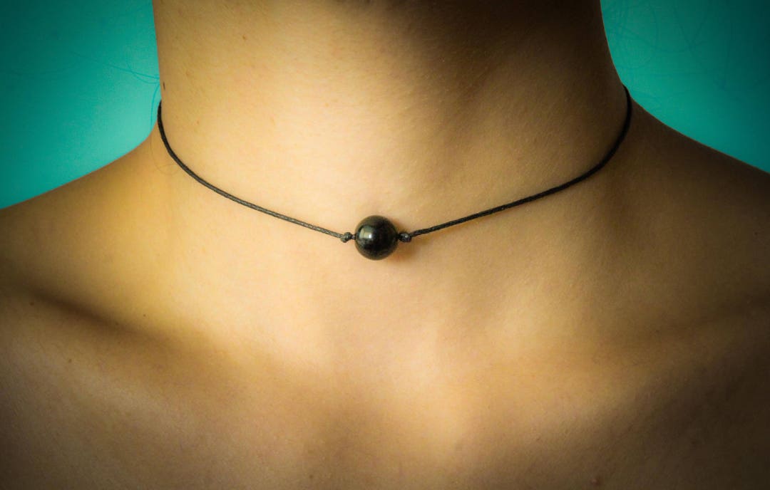 Black Onyx Choker Black Choker Chokers for Women Black Necklace Crystal ...