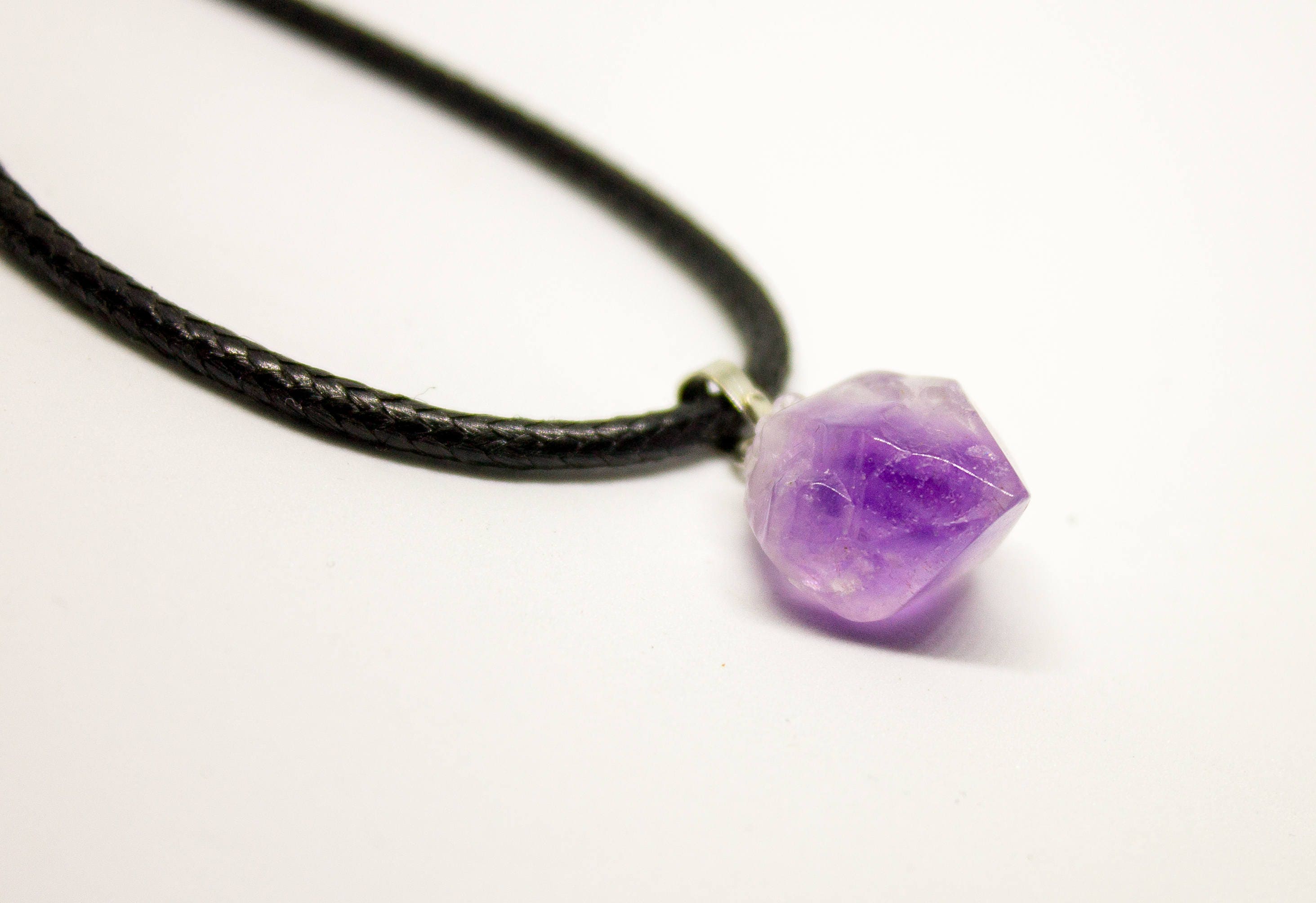 Raw Amethyst Necklace Amethyst Choker Chokers for Women Amethyst ...